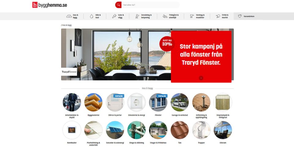 Bygghemma group redesigns its web stores using AI - Voyado